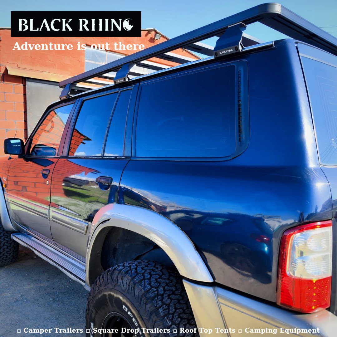ROOF RACK SLIMLINE PLATFORM – Nissan Patrol Y61 – BlackRhino Cyprus