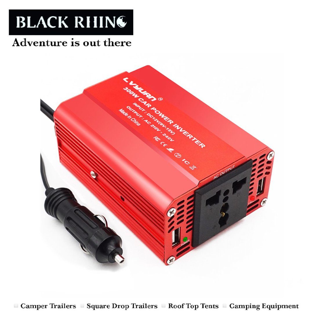 BRIF102 - Μετατροπέας (inverter) Αυτοκινήτου 300W για Μετατροπή 12V DC ...